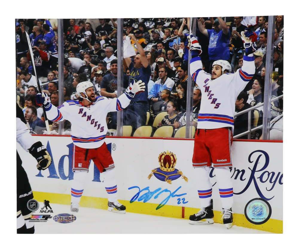 Brian Boyle Signed Rangers 8x10 Photo (Steiner) | Pristine Auction
