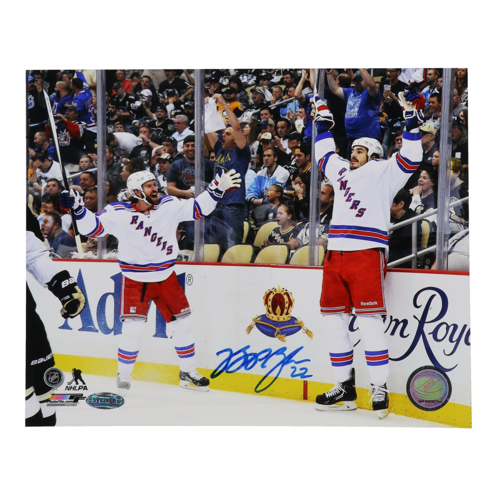 Brian Boyle Signed Rangers 8x10 Photo (Steiner) | Pristine Auction