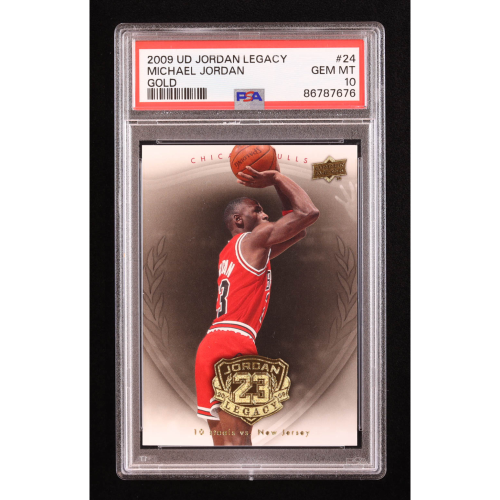 Michael Jordan 2009-10 Upper Deck Michael Jordan Legacy Collection Gold ...