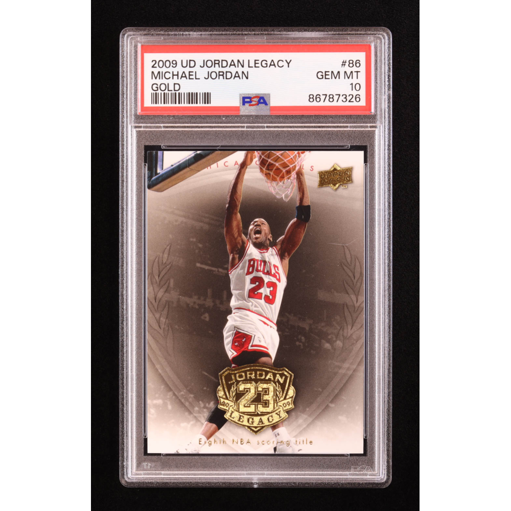 Michael Jordan 2009-10 Upper Deck Michael Jordan Legacy Collection Gold ...