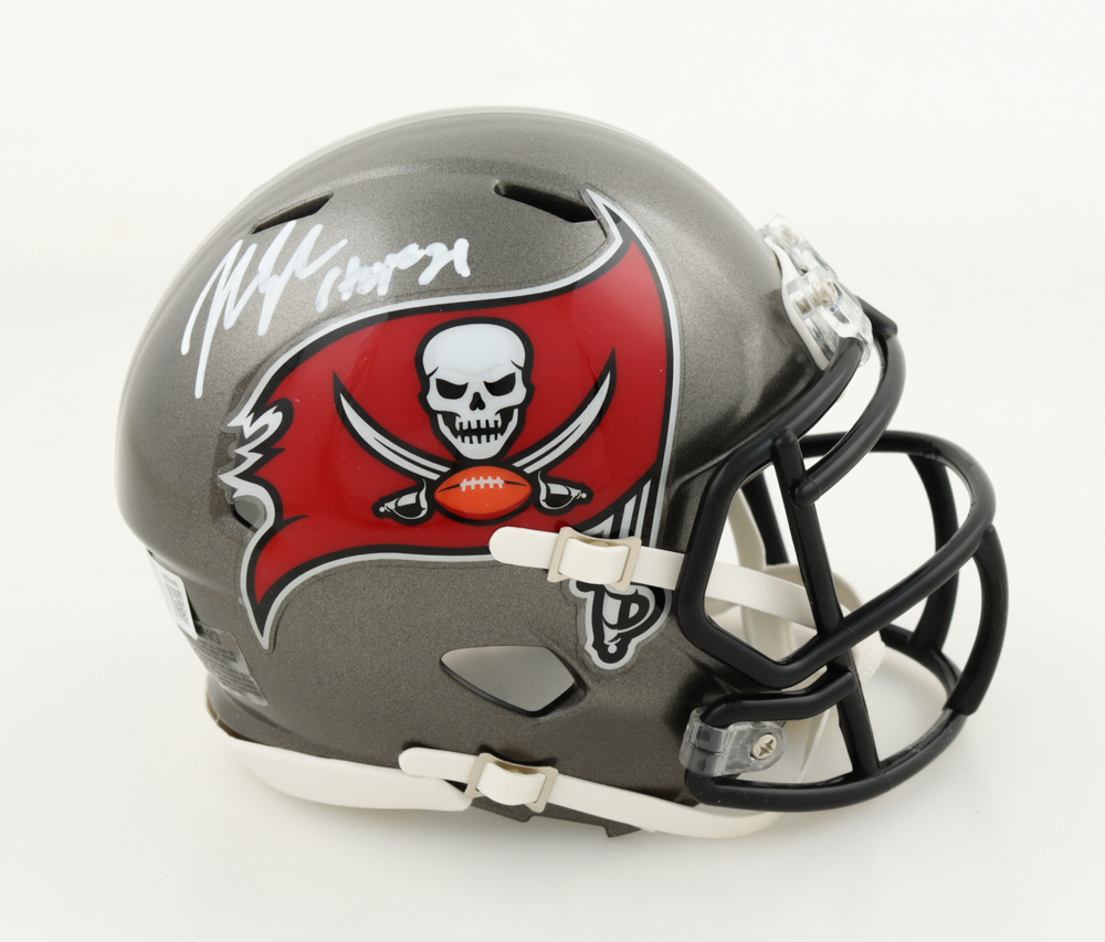 John Lynch Signed Buccaneers Throwback Speed Mini Helmet Inscribed 'HOF ...