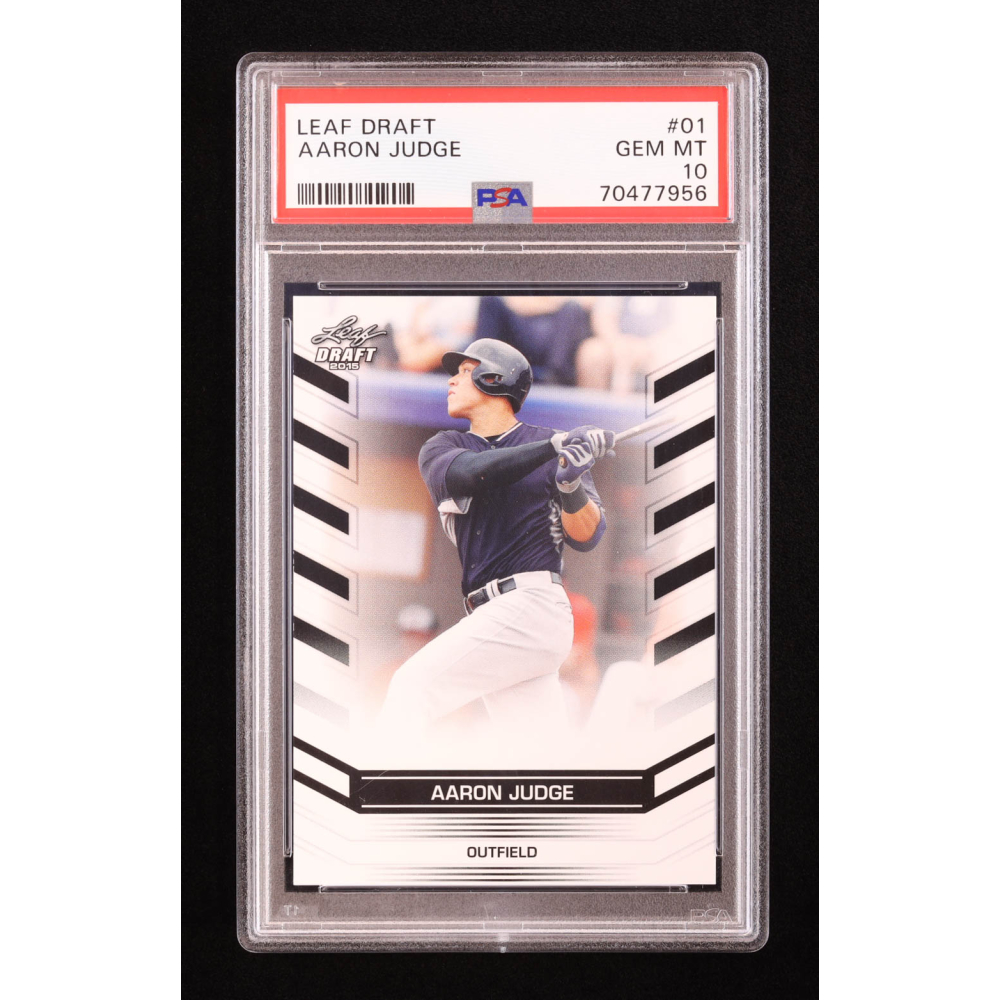 Aaron Judge 2015 Leaf Draft #01 RC (PSA 10) | Pristine Auction