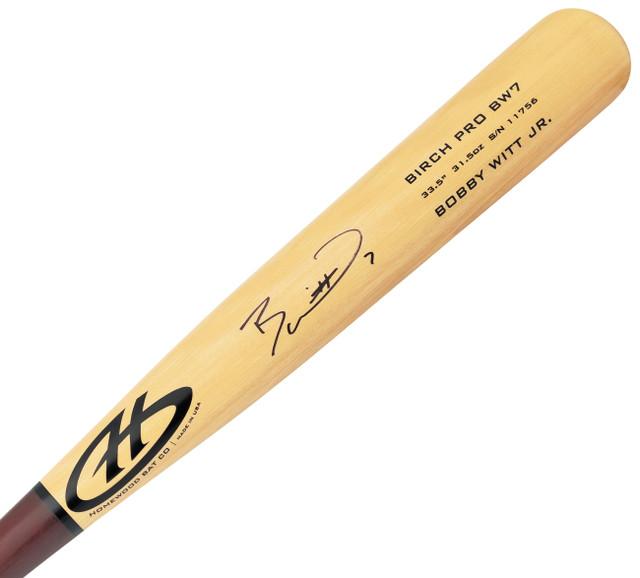 Bobby Witt Jr. Signed Homewood Game Model Baseball Bat (Beckett ...