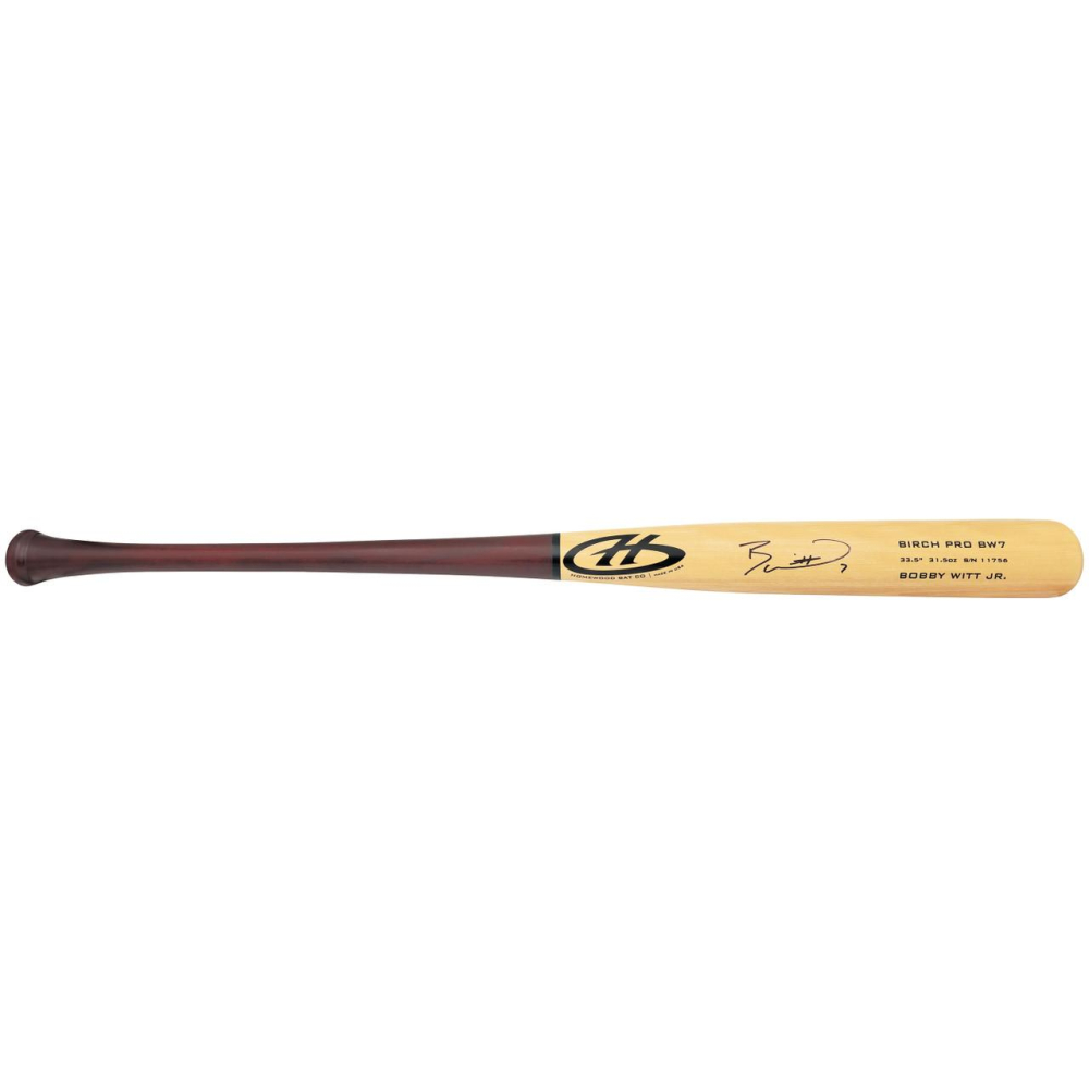 Bobby Witt Jr. Signed Homewood Game Model Baseball Bat (Beckett ...