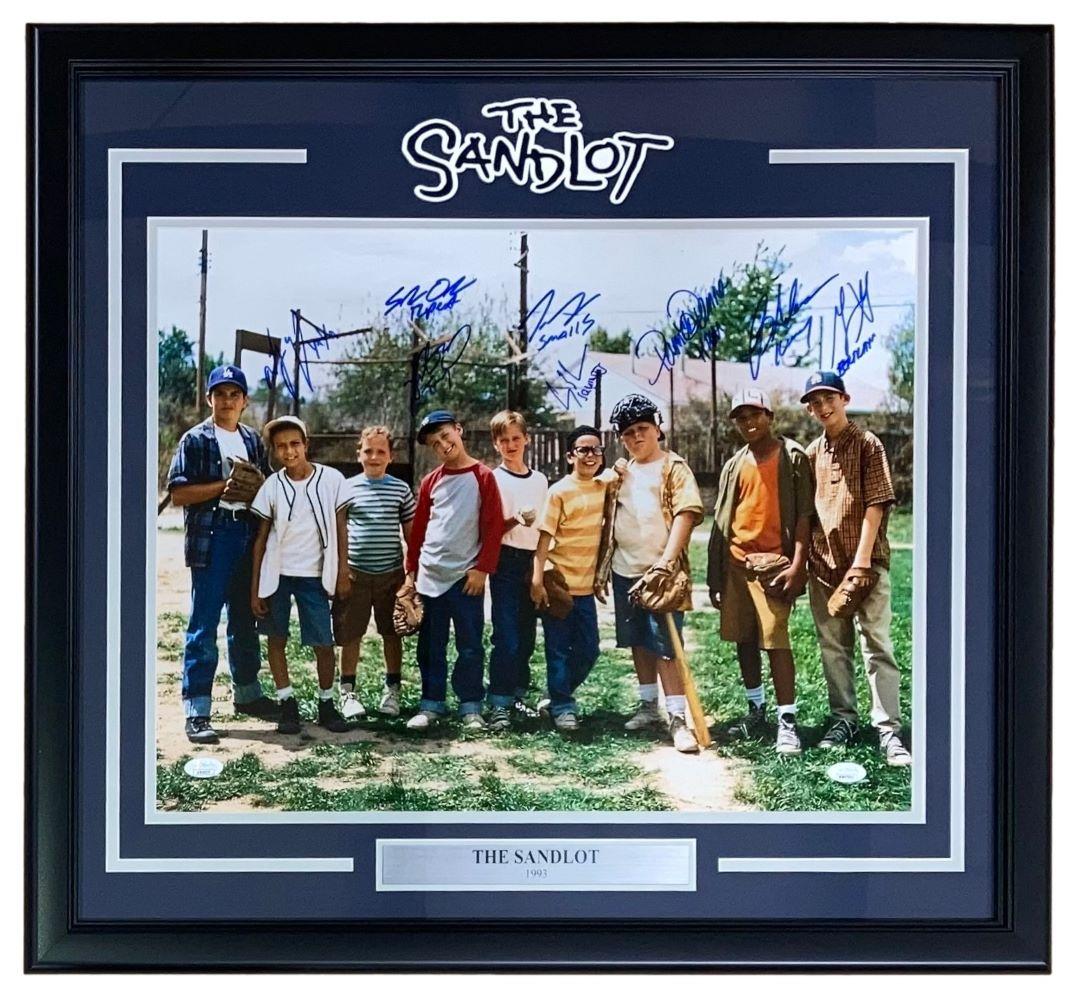 "The Sandlot" Custom Framed Photo Cast-Signed By (8) with Patrick Renna ...