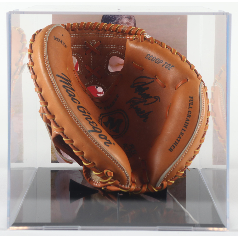Johnny Bench Signed Vintage MacGregor Baseball Glove With Photoback ...