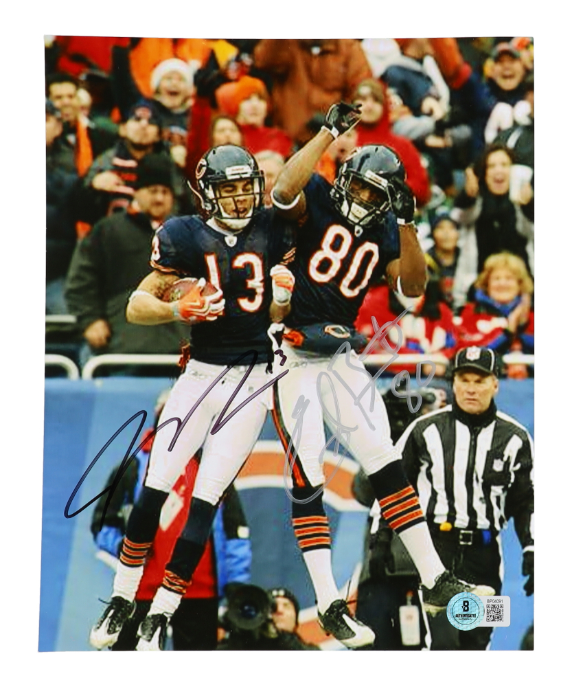 Johnny Knox & Earl Bennett Signed Bears 8x10 Photo (Beckett) | Pristine ...