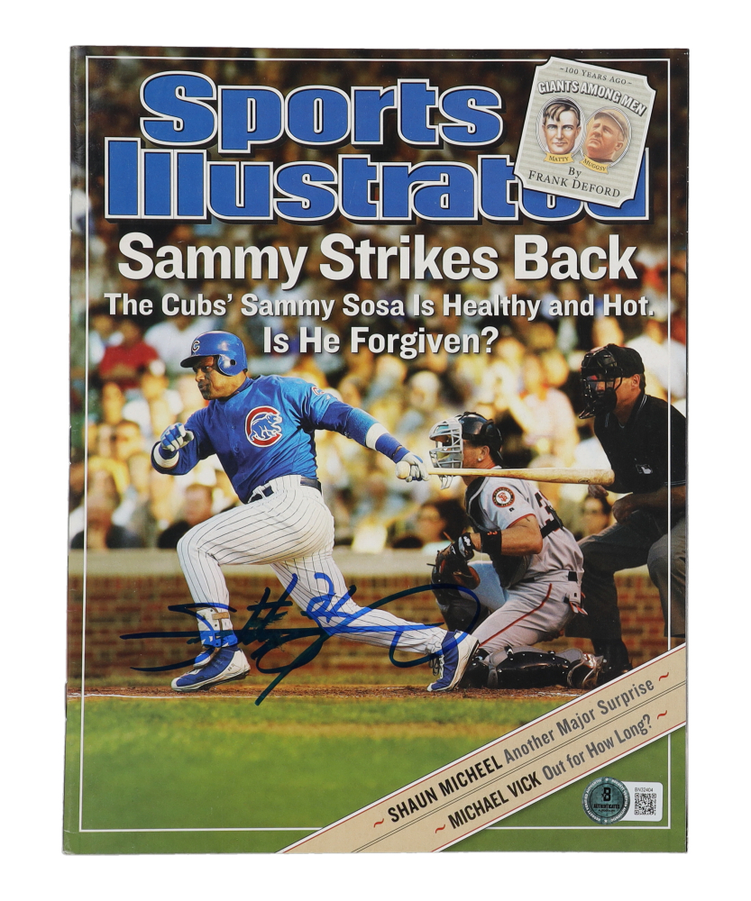 Sammy Sosa Signed Sports Illustrated Magazine (Beckett) | Pristine Auction