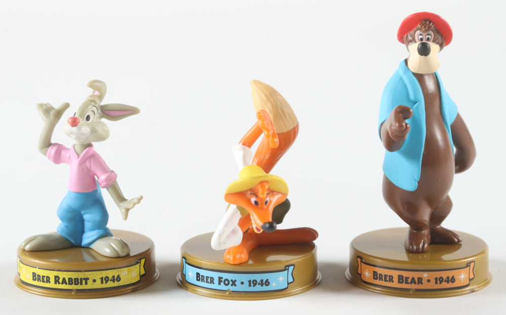 2002 McDonald's Disney (3) Piece Figurine Set With Brer Bear, Brer ...