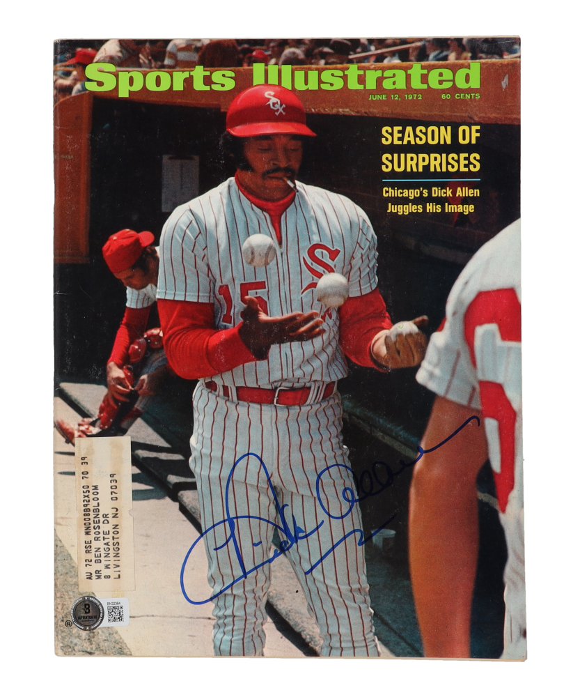 Dick Allen Signed 1972 Sports Illustrated Magazine (Beckett) | Pristine ...
