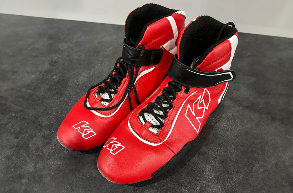 Ryan Preece Signed 2024 NASCAR Southern 500 Race-Worn Shoes (PA ...