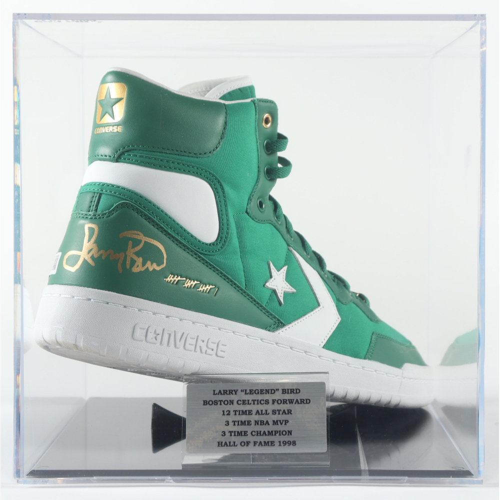 Larry Bird Signed Converse Special Edition 1984 Boston Celtics ...