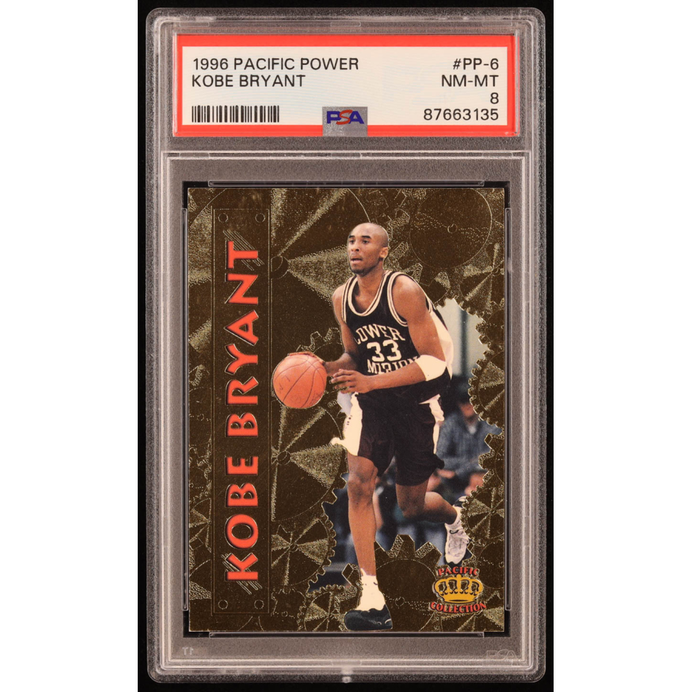 Kobe Bryant 1996 Pacific Power #PP6 RC (PSA 8) | Pristine Auction