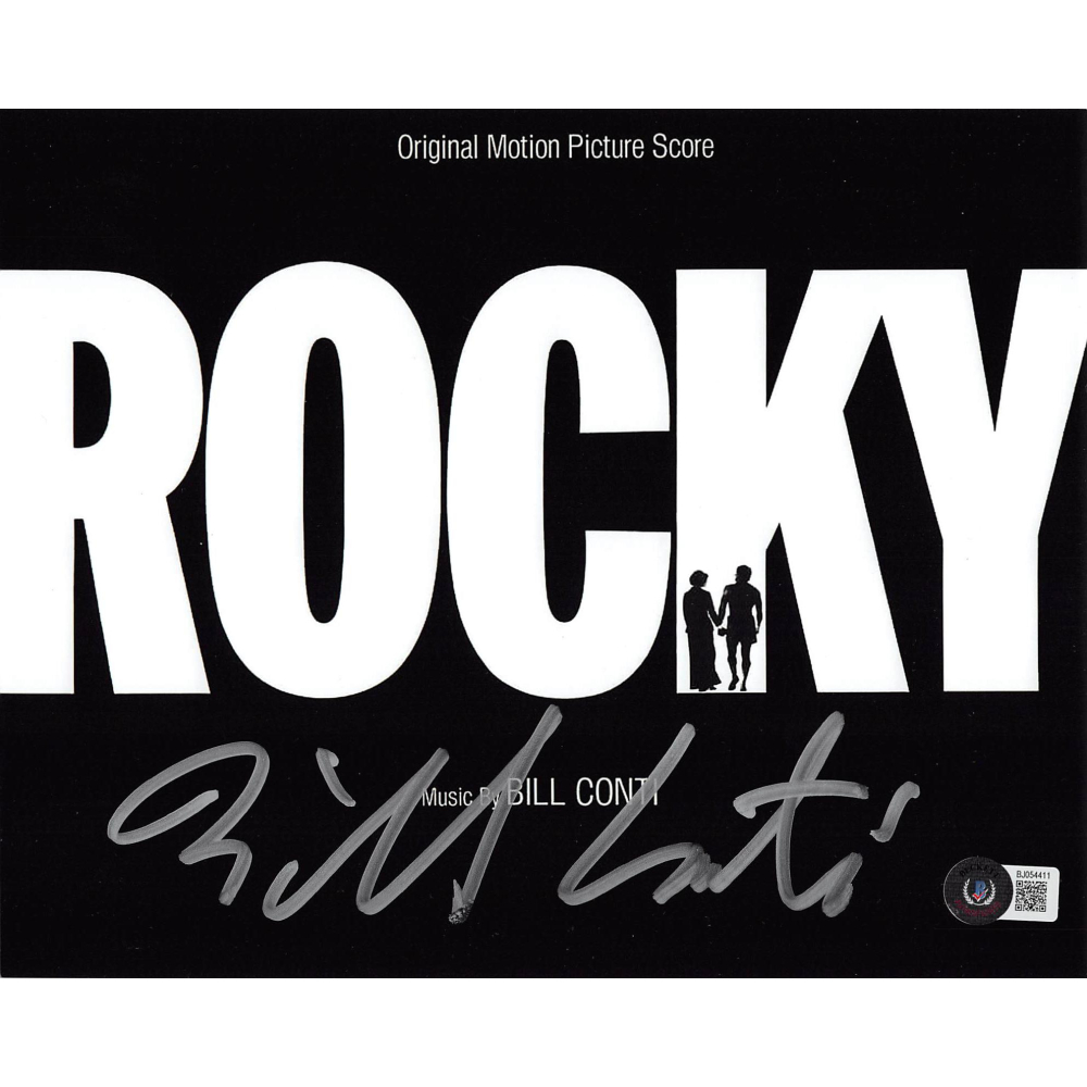 Bill Conti Signed "Rocky" 8x10 Photo (Beckett) | Pristine Auction