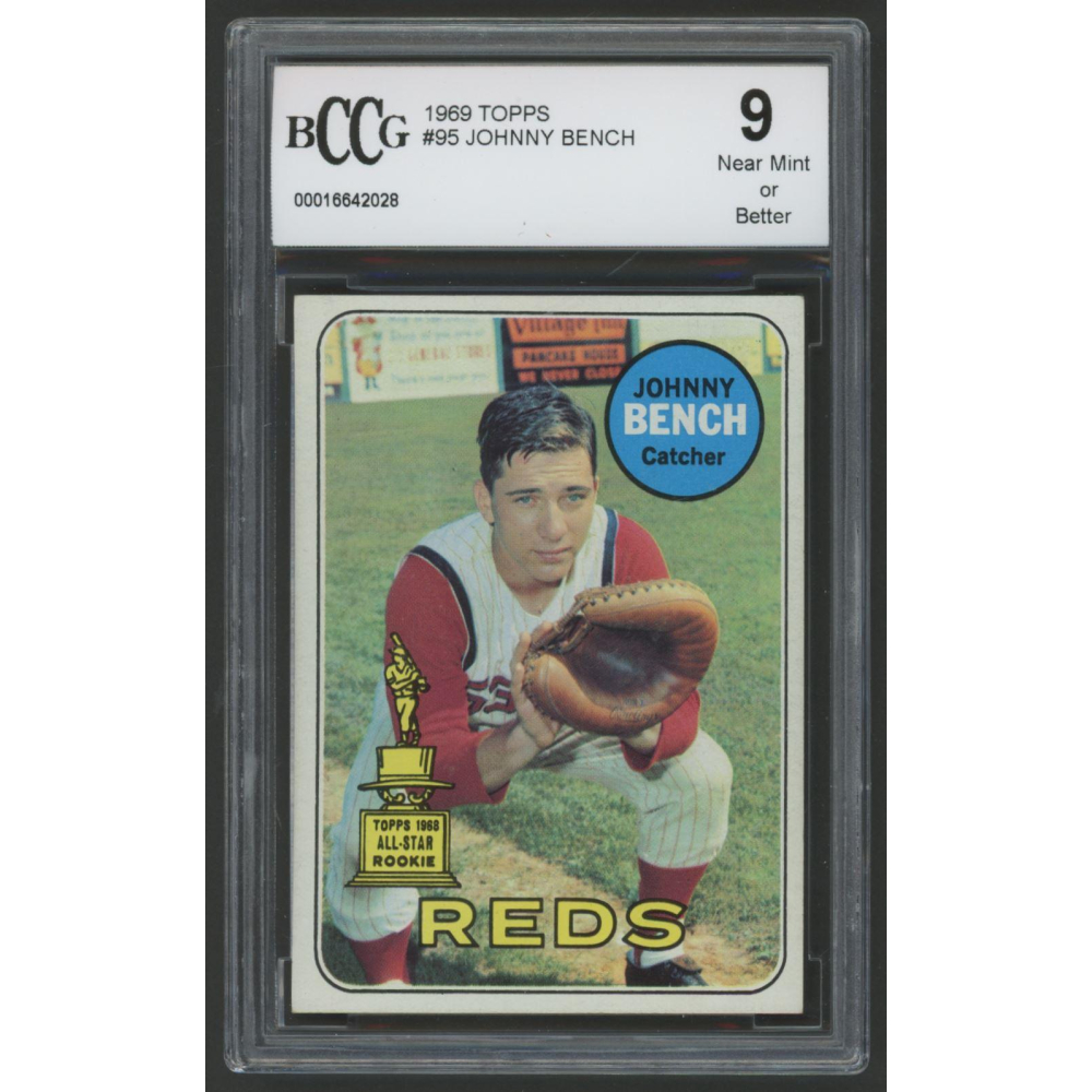 Johnny Bench 1969 Topps #95 (BCCG 9) | Pristine Auction