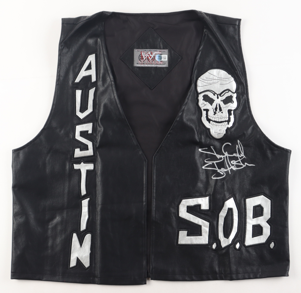 "Stone Cold" Steve Austin Signed WWF Vest (Beckett) | Pristine Auction