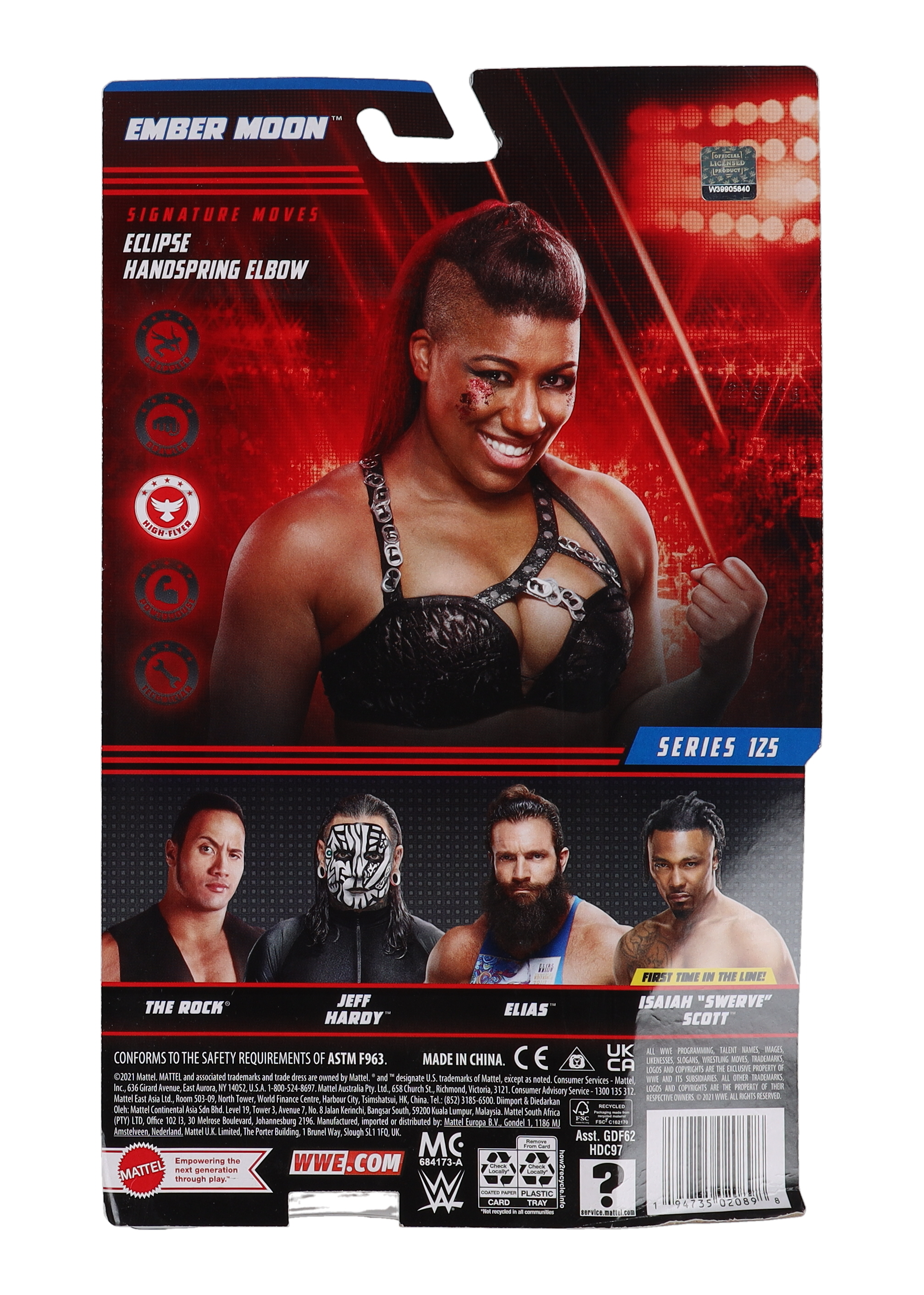 Ember Moon Signed WWE Action Figure Inscribed "NXT Champ" (JSA ...