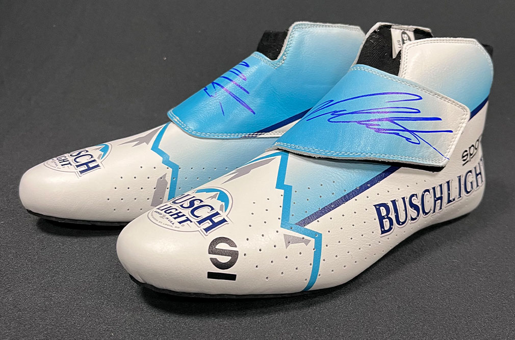 Ross Chastain Signed 2024 NASCAR Southern 500 Race-Worn Shoes (PA ...