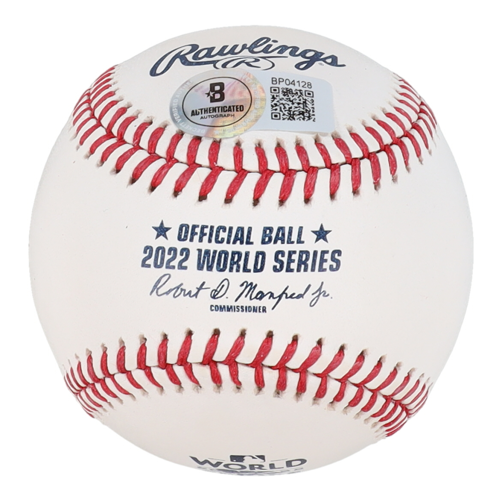 Yordan Alvarez Signed 2022 World Series Baseball (Beckett) | Pristine ...