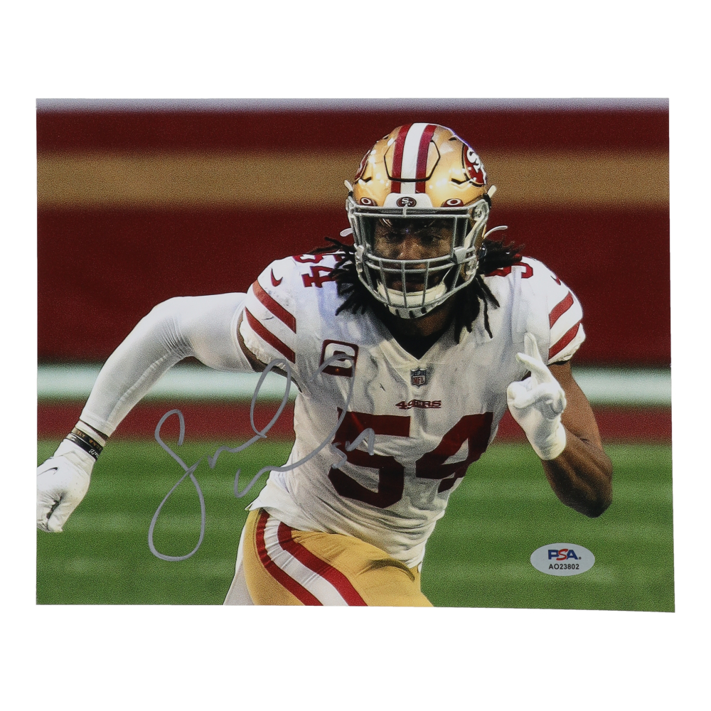 Fred Warner Signed 49ers 8x10 Photo (PSA) | Pristine Auction