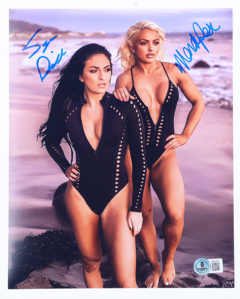 Mandy Rose & Sonya DeVille Signed WWE 8x10 Photo (Beckett) | Pristine Auction
