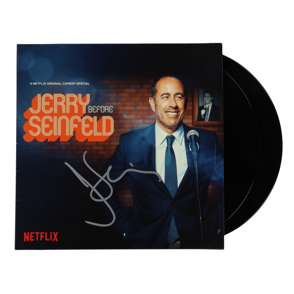 Jerry Seinfeld Signed "Jerry Before Seinfeld" Vinyl Record Album ...