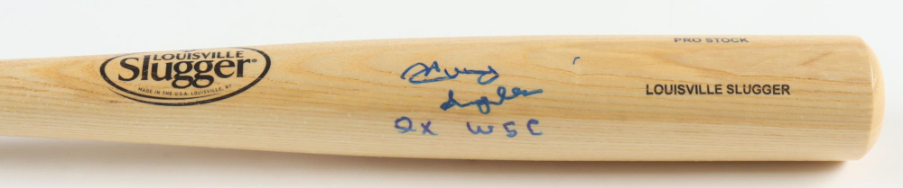 Manny Sanguillen Signed Louisville Slugger Baseball Bat Inscribed "2x ...