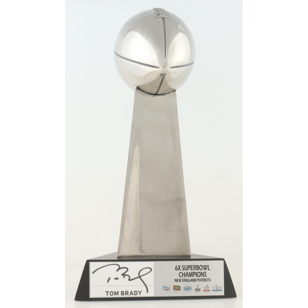 Tom Brady Signed Super Bowl LIII Lombardi Trophy (JSA) | Pristine Auction