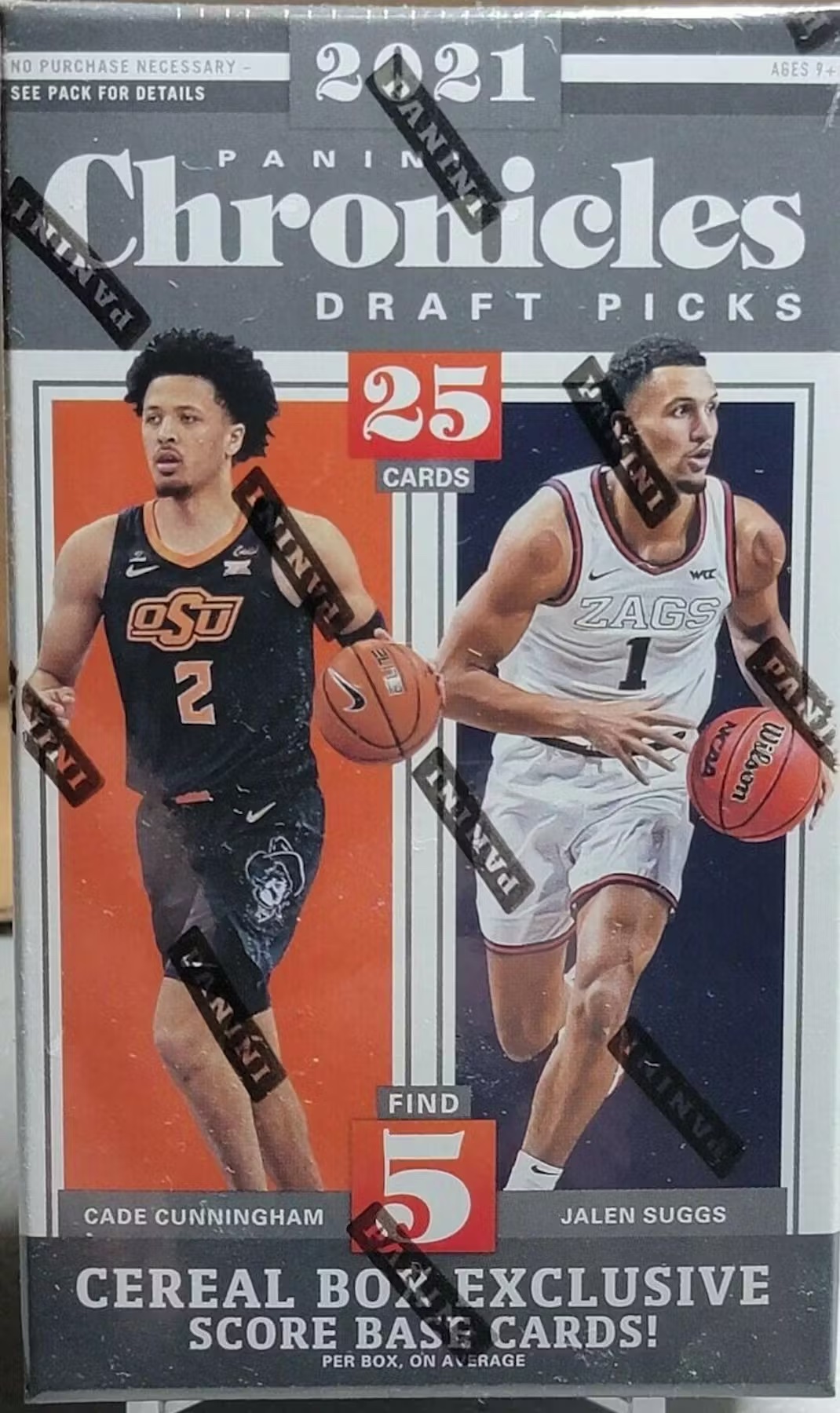 2021-22 Panini Chronicles Draft Picks Basketball Cereal Box with (4) Packs | Pristine Auction
