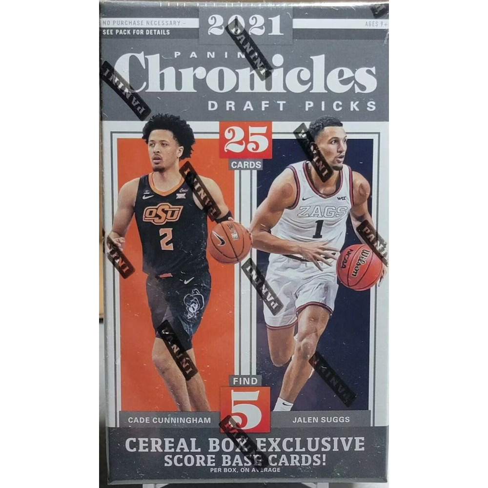 2021-22 Panini Chronicles Draft Picks Basketball Cereal Box with (4) Packs | Pristine Auction