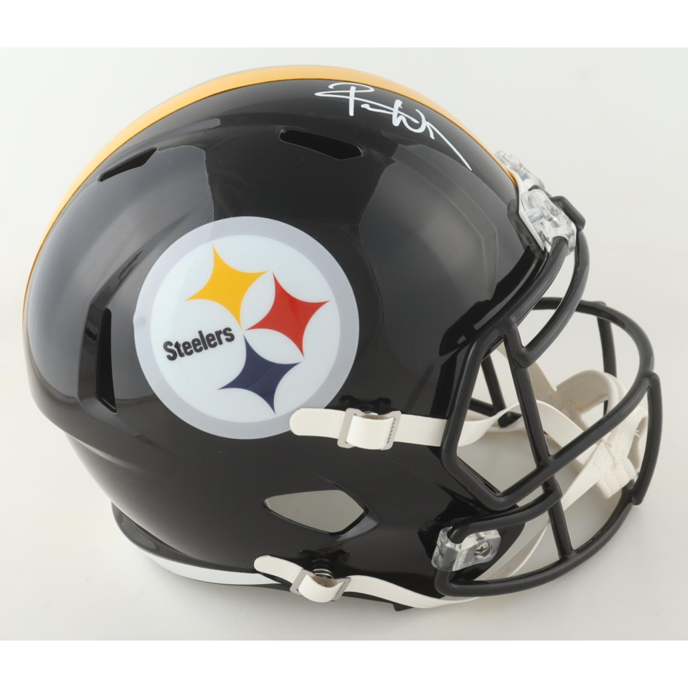 Roman Wilson Signed Steelers Full-Size Speed Helmet (Beckett ...