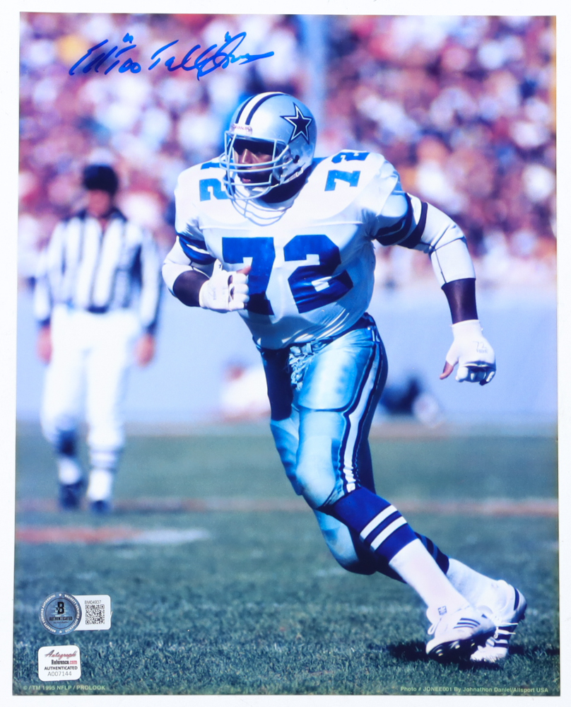 Ed "Too Tall" Jones Signed Cowboys 8x10 Photo (Beckett) | Pristine Auction