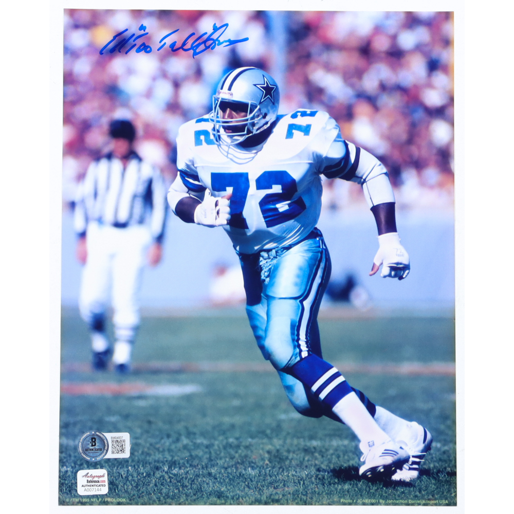 Ed "Too Tall" Jones Signed Cowboys 8x10 Photo (Beckett) | Pristine Auction