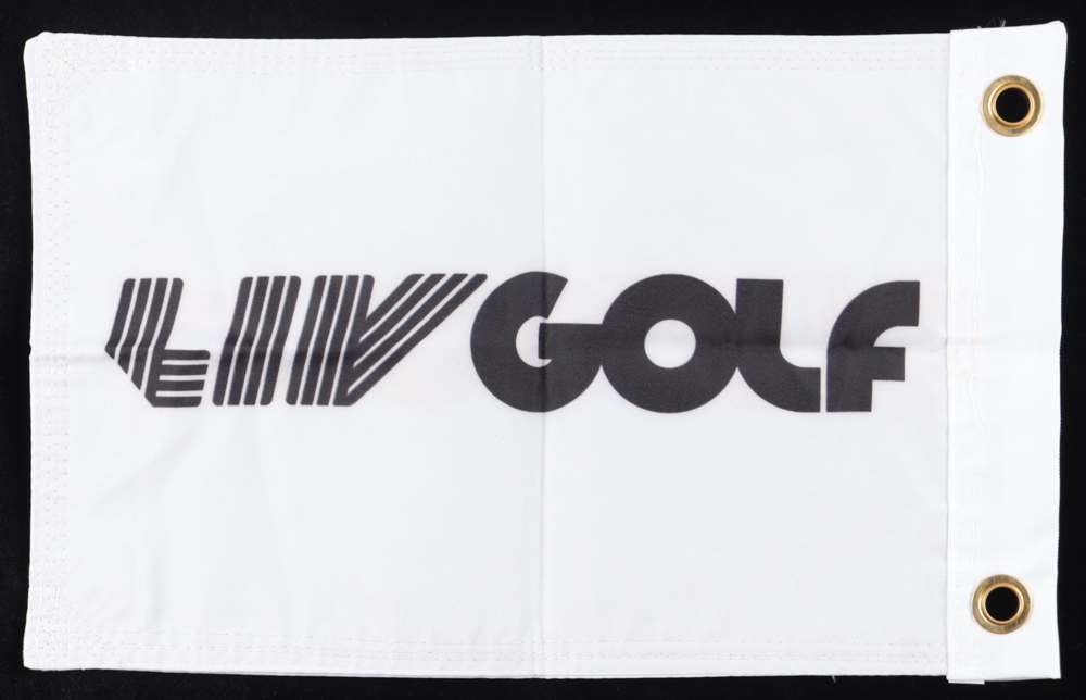 Marc Leishman Signed LIV Golf Pin Flag (Beckett) | Pristine Auction