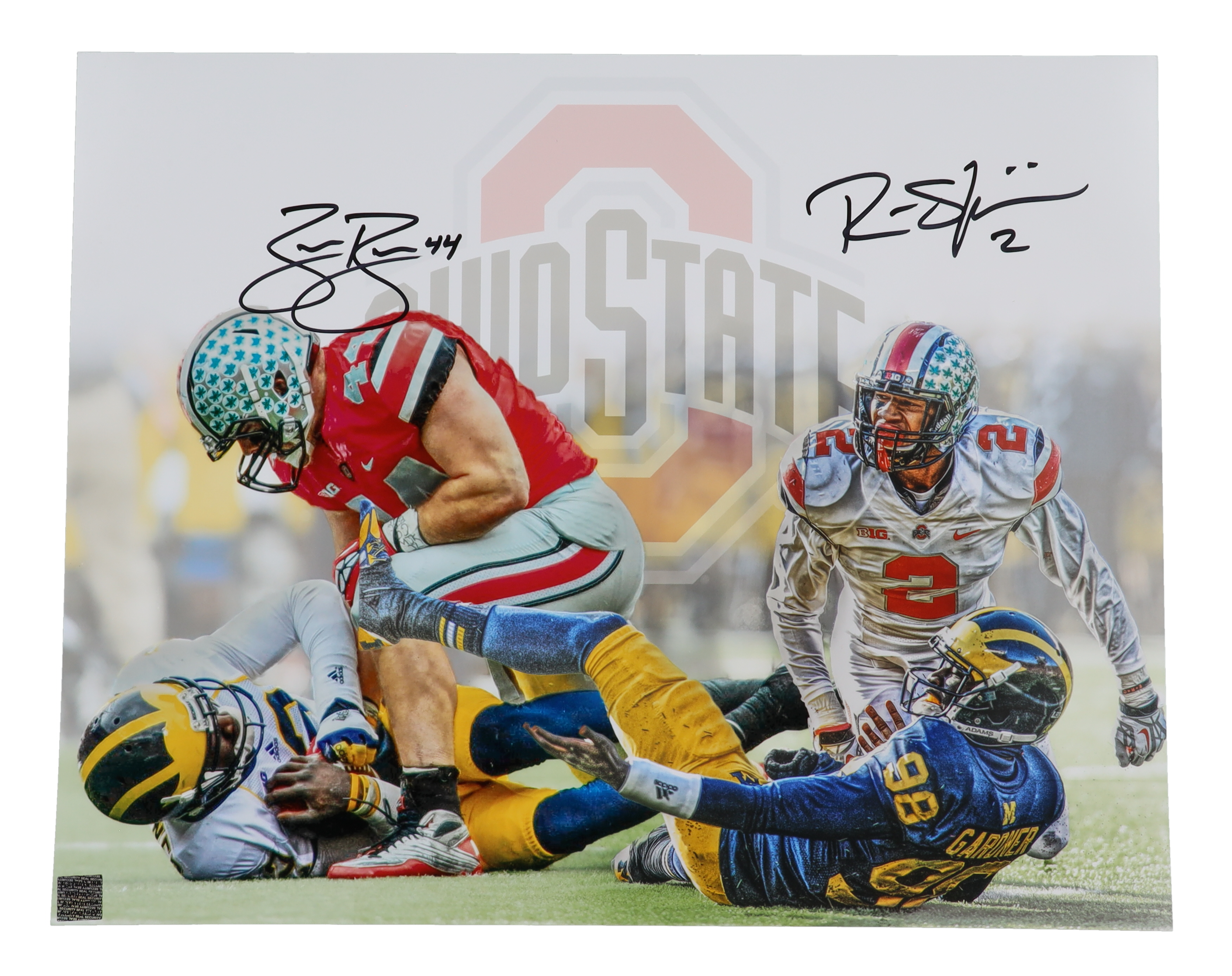 Zach Boren & Ryan Shazier Signed Ohio State Buckeyes 16x20 Photo ...