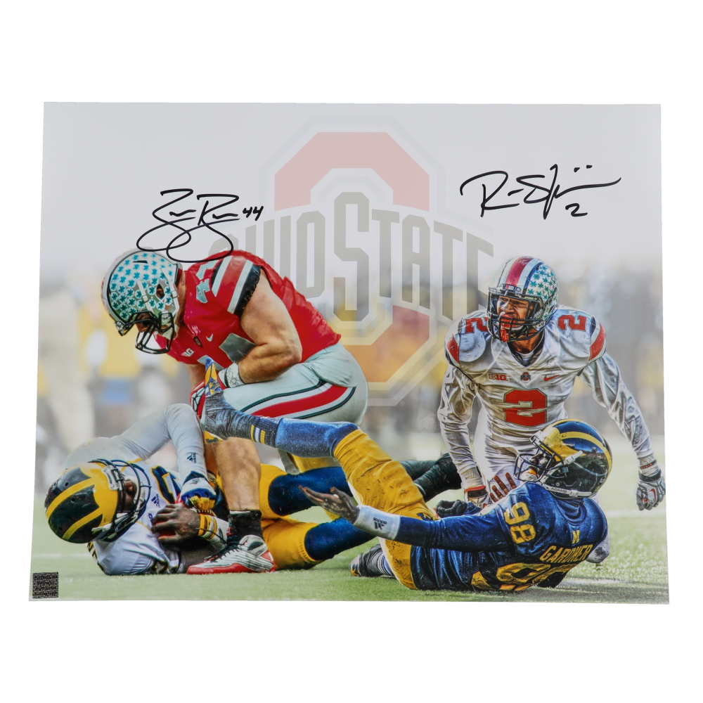 Zach Boren & Ryan Shazier Signed Ohio State Buckeyes 16x20 Photo ...