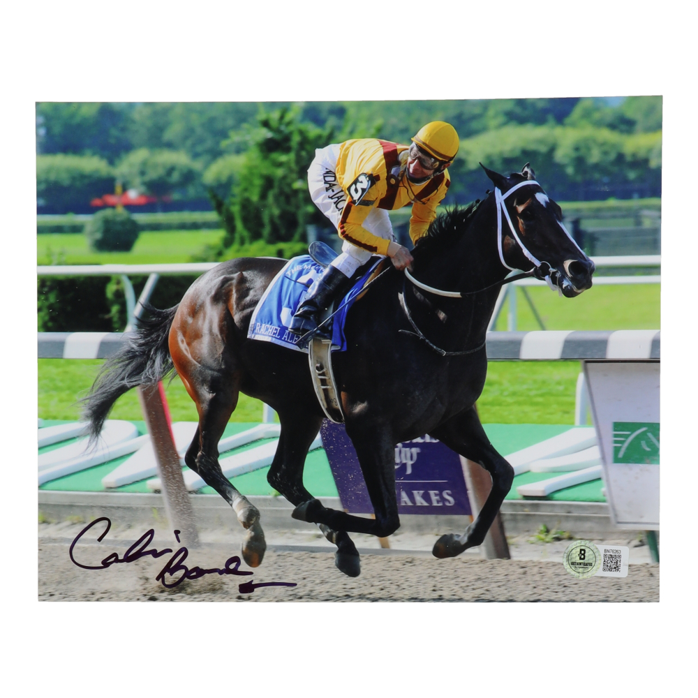 Calvin Borel Signed 8x10 Photo (Beckett) | Pristine Auction