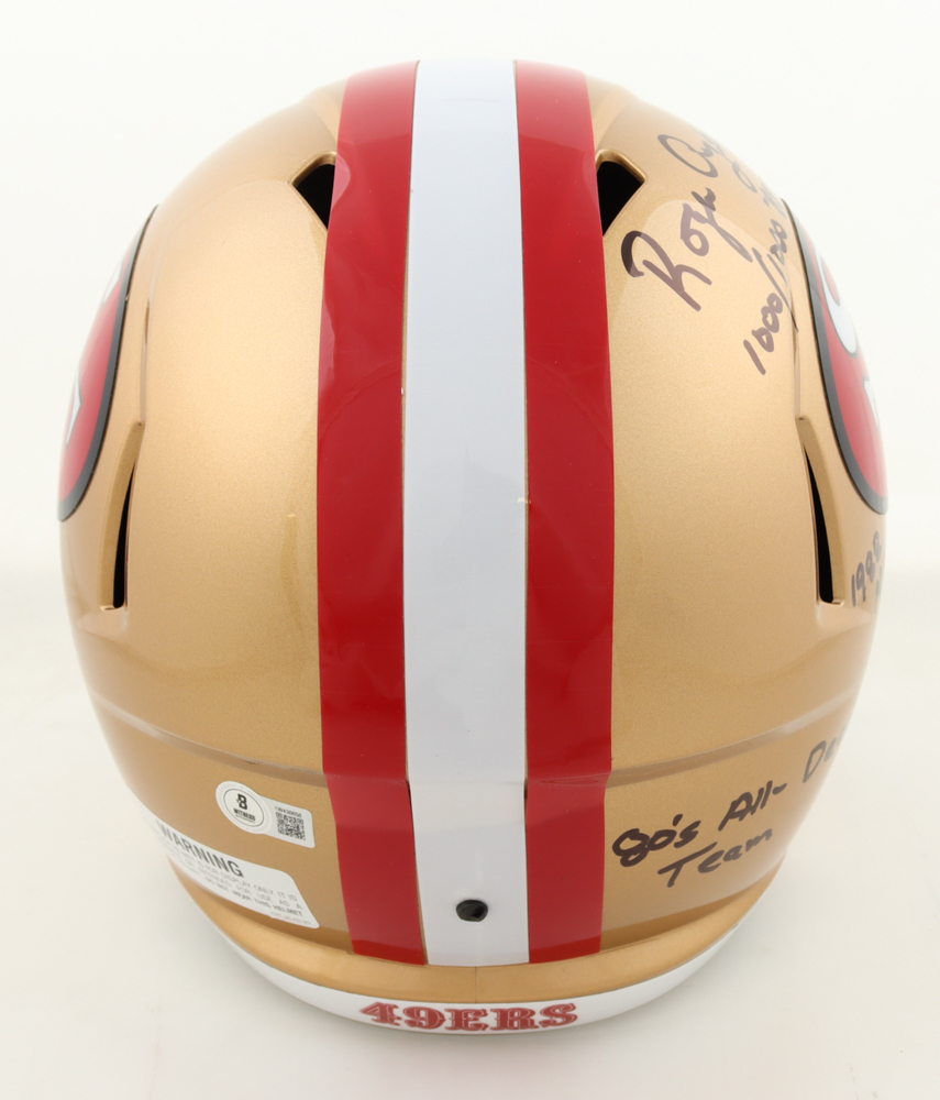 Roger Craig Signed 49ers Full-Size Speed Helmet With Multiple Stat ...