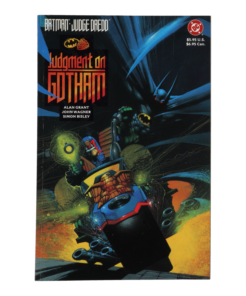 1991 "Batman / Judge Dredd: Judgement on Gotham" Issue #1 Prestige ...