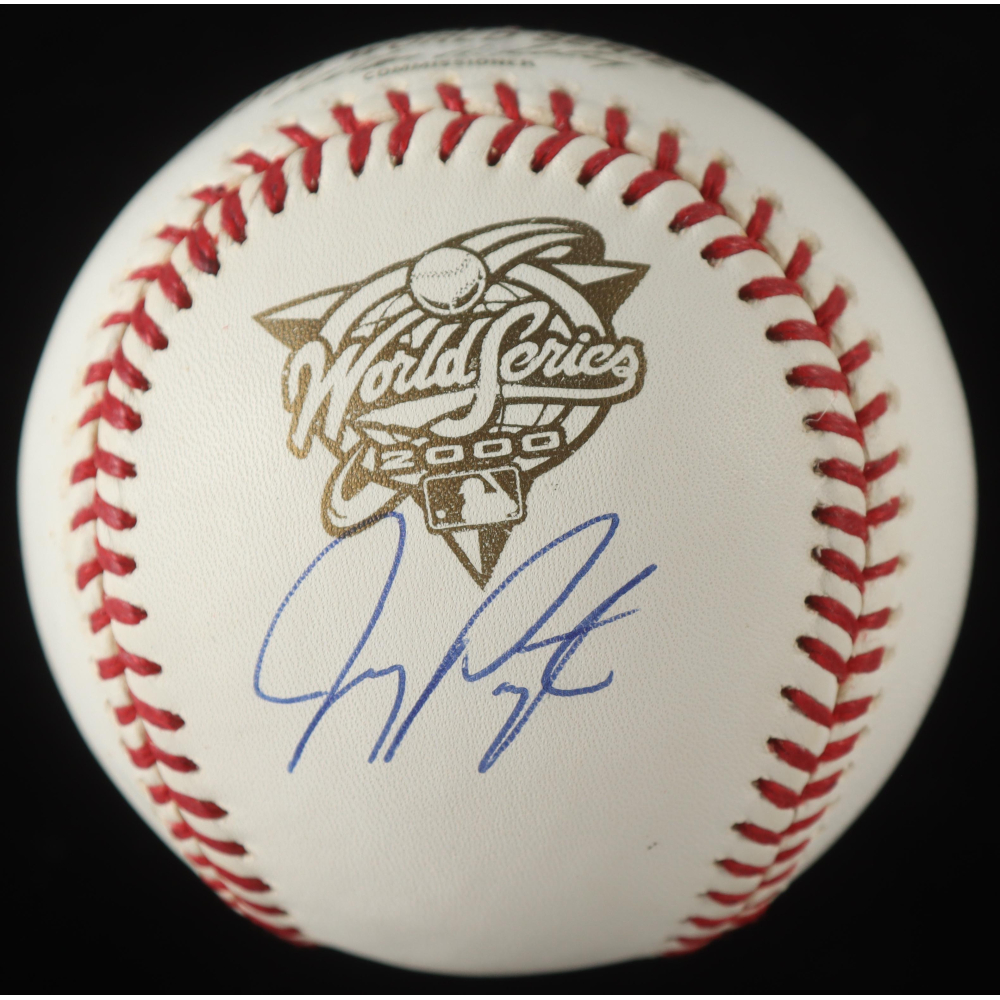 Jay Payton Signed OML 2000 World Series Logo Baseball (JSA) | Pristine ...