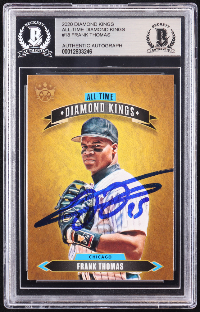 Frank Thomas Signed 2020 Diamond Kings All-Time Diamond Kings #18 (BGS ...