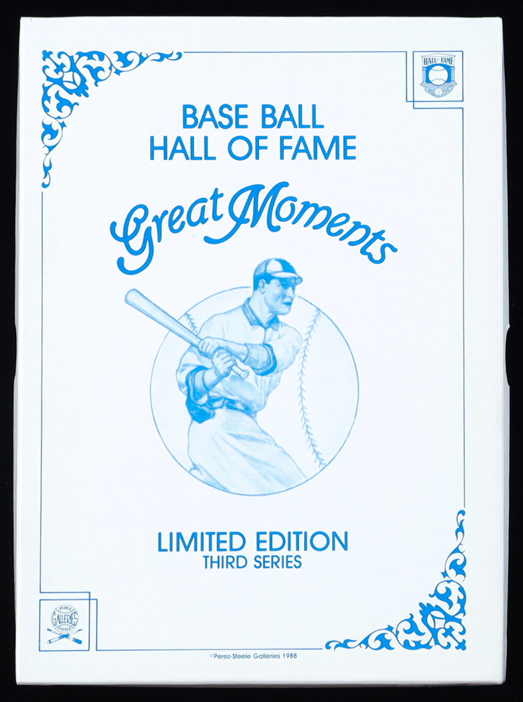 1988 Third Series LE Perez-Steele Baseball Hall of Fame "Great Moments ...
