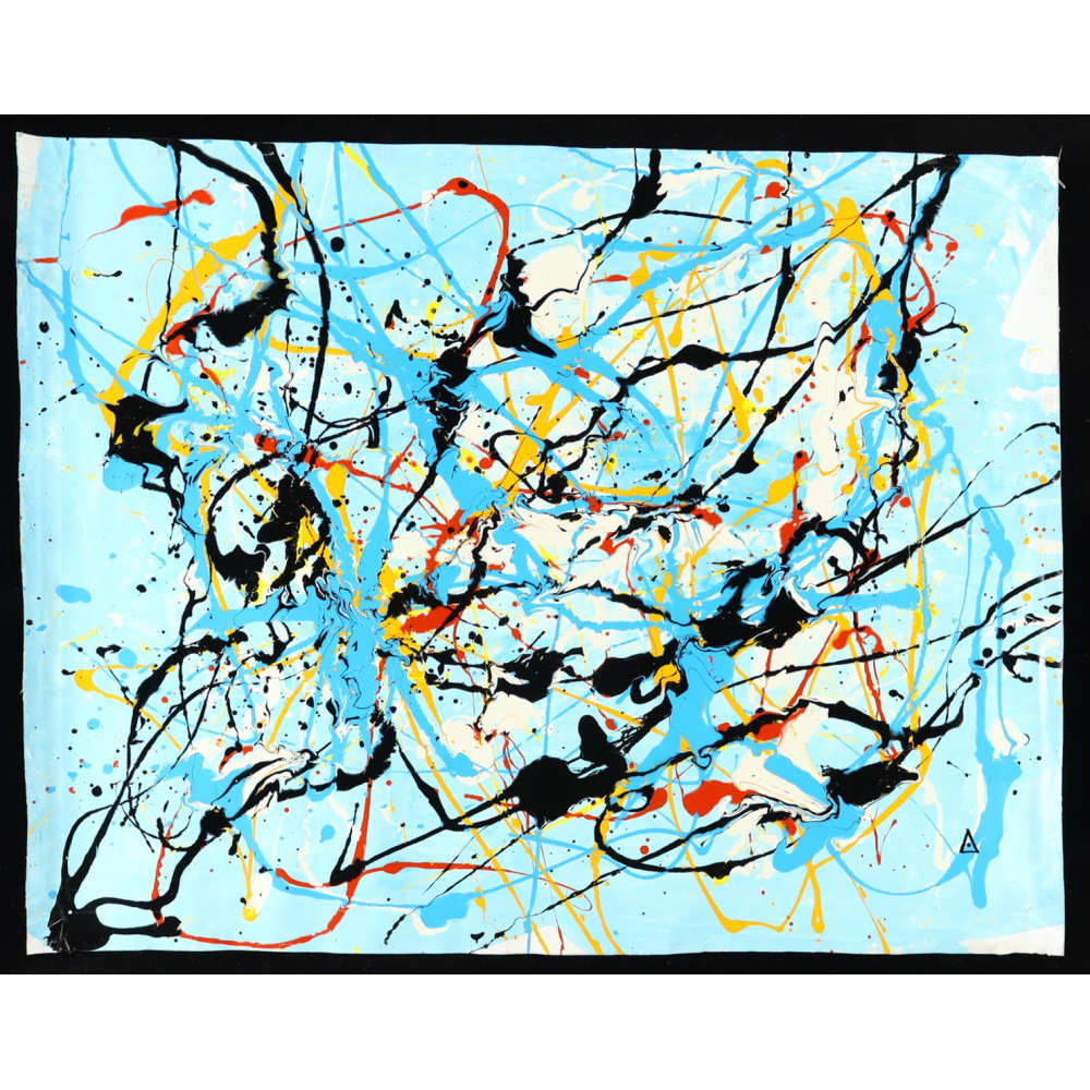 "SOEO N-82" 27.5x35 Original Painting on Canvas by Arvydas Gaiciunas ...