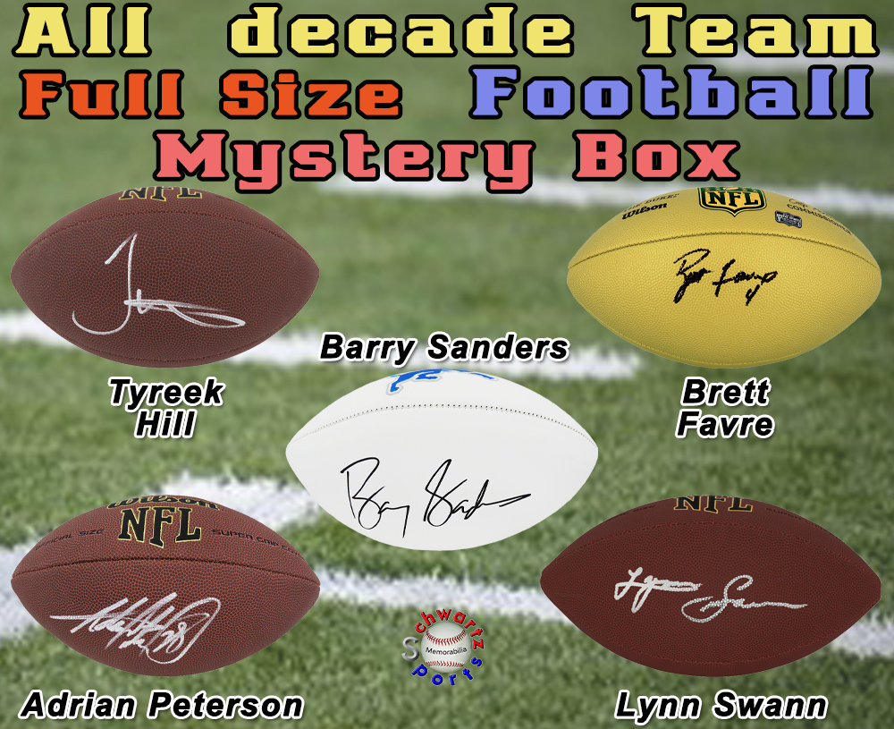 Football All-Decade Team Signed Full Size Football - Series 10 (Limited ...