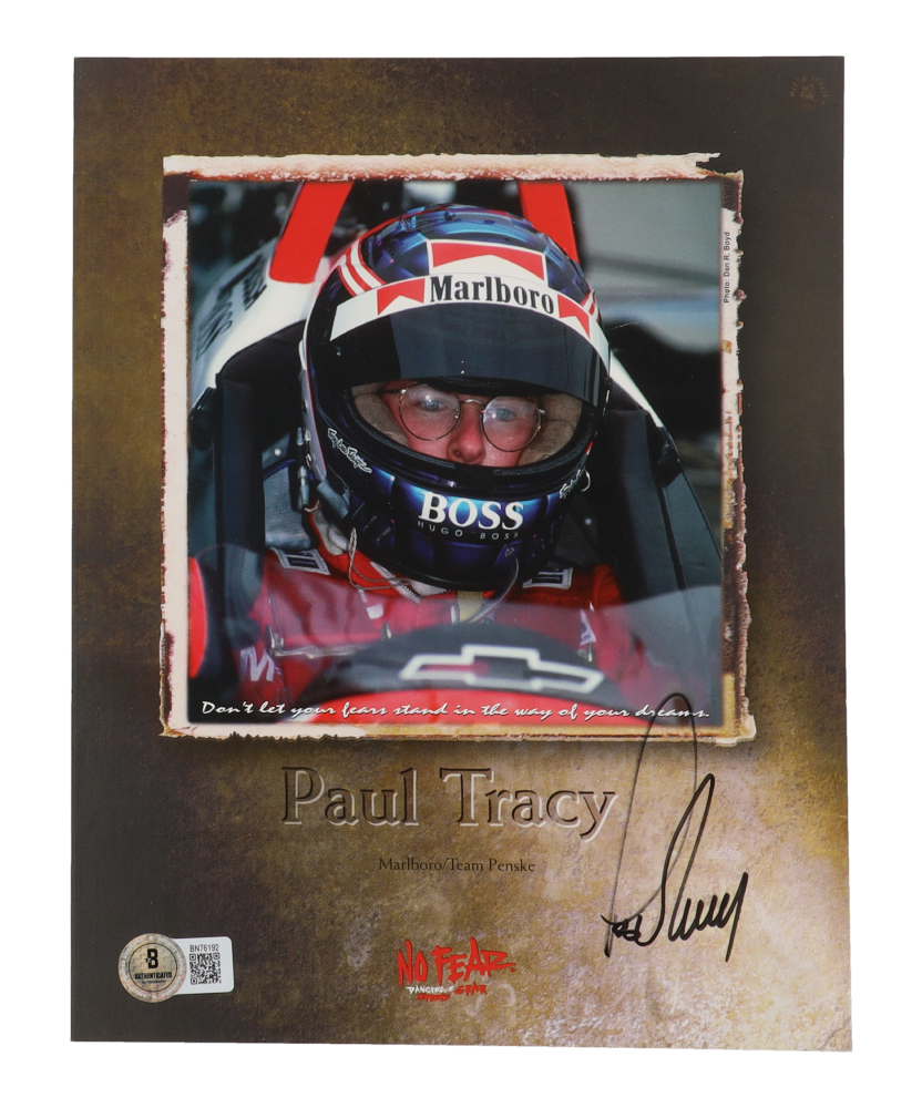 Paul Tracy Signed IndyCar 8x10 Photo (Beckett) | Pristine Auction