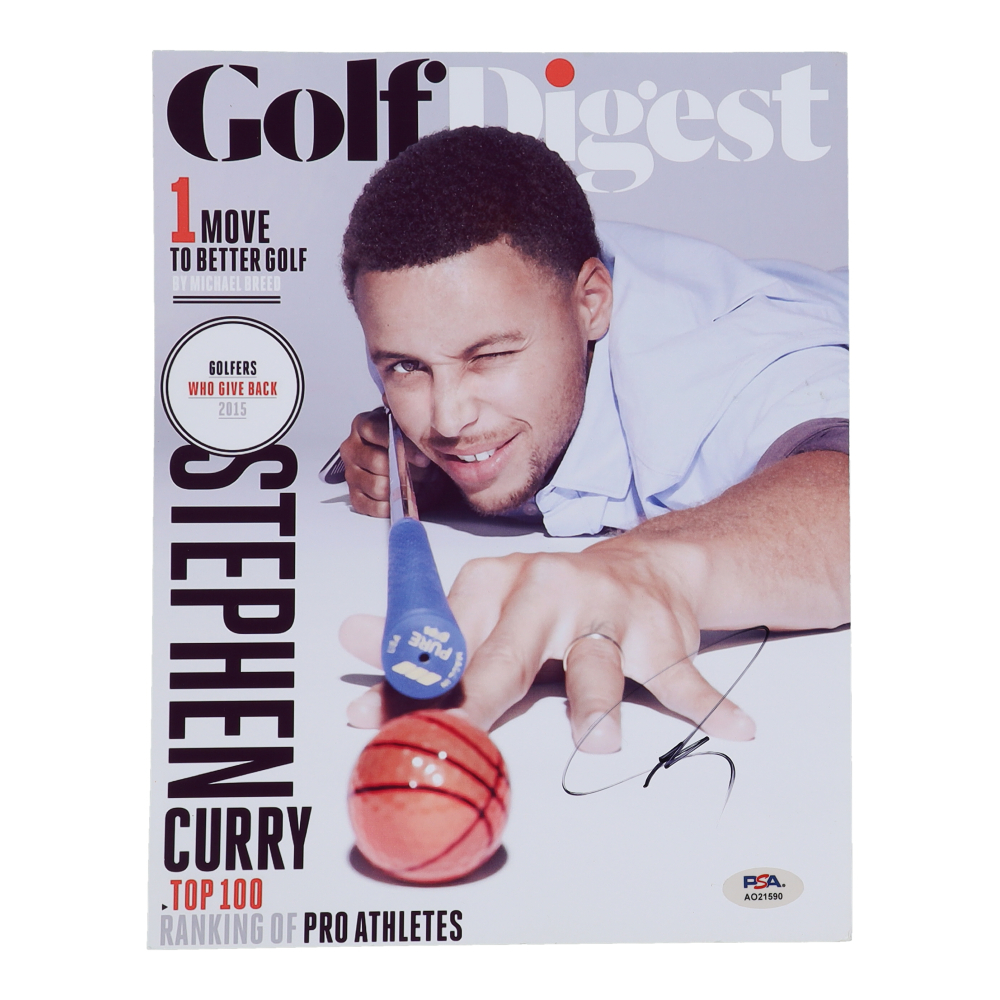 Stephen Curry Signed 8x10 Photo (PSA) | Pristine Auction