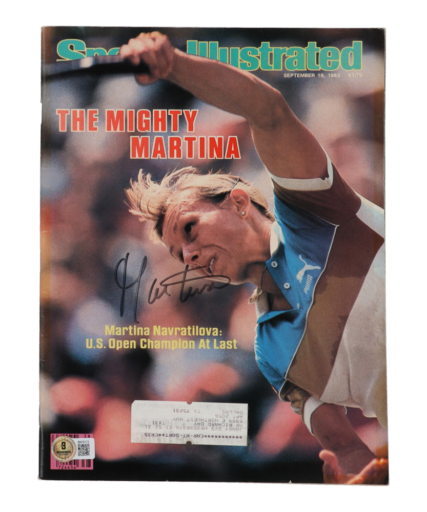 Martina Navratilova Signed 1983 "Sports Illustrated" Magazine (Beckett) | Pristine Auction