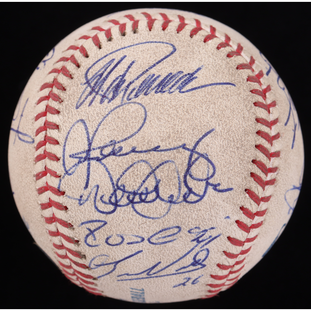 2011 New York Yankees Ceremonial First-Pitch Baseball Team-Signed by ...