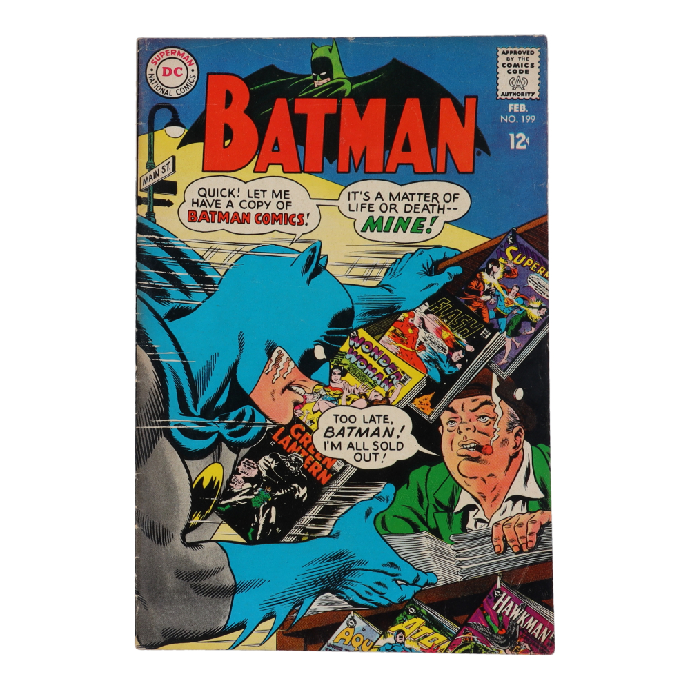 1968 "Batman" #199 DC Comic Book | Pristine Auction