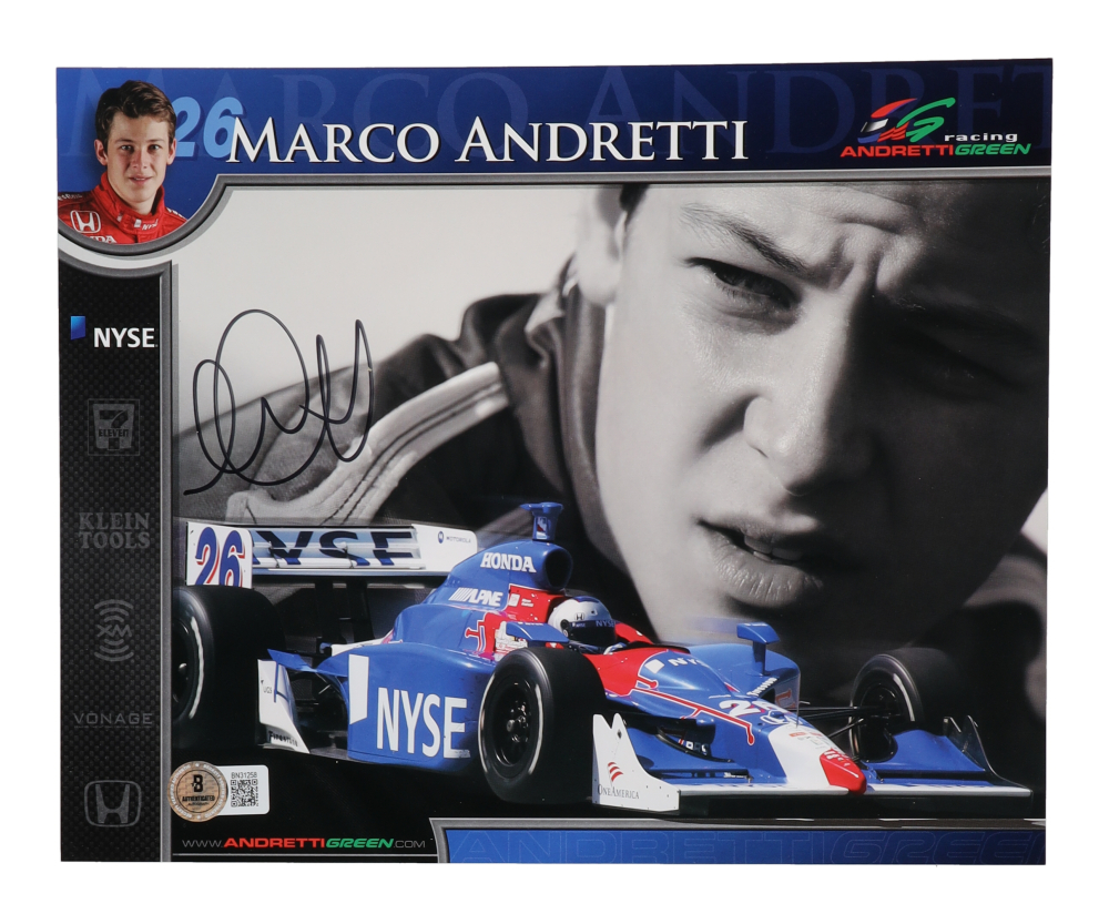 Marco Andretti Signed IndyCar 8x10 Photo (Beckett) | Pristine Auction